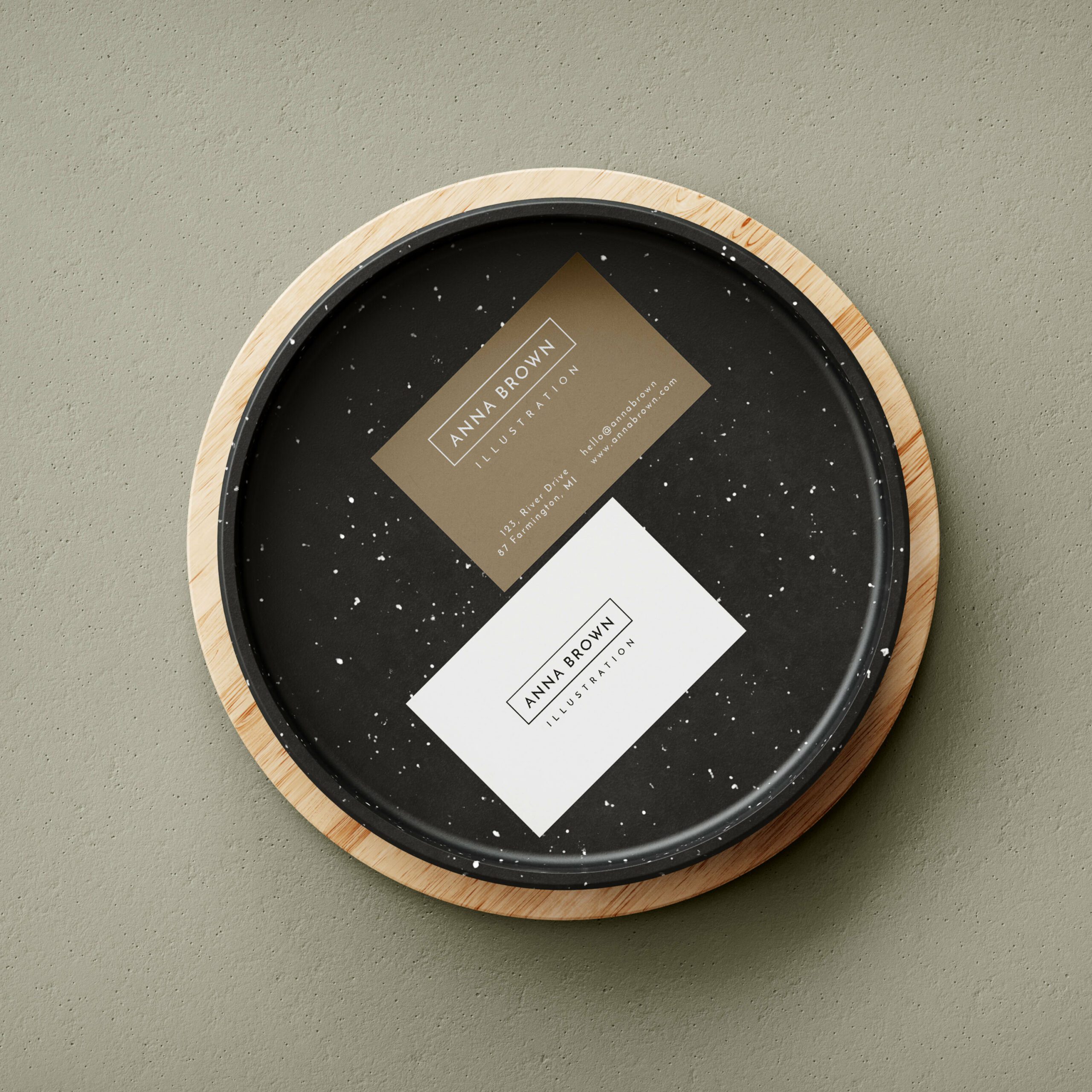 Cartes de visite papiers texturés - Étapes Print